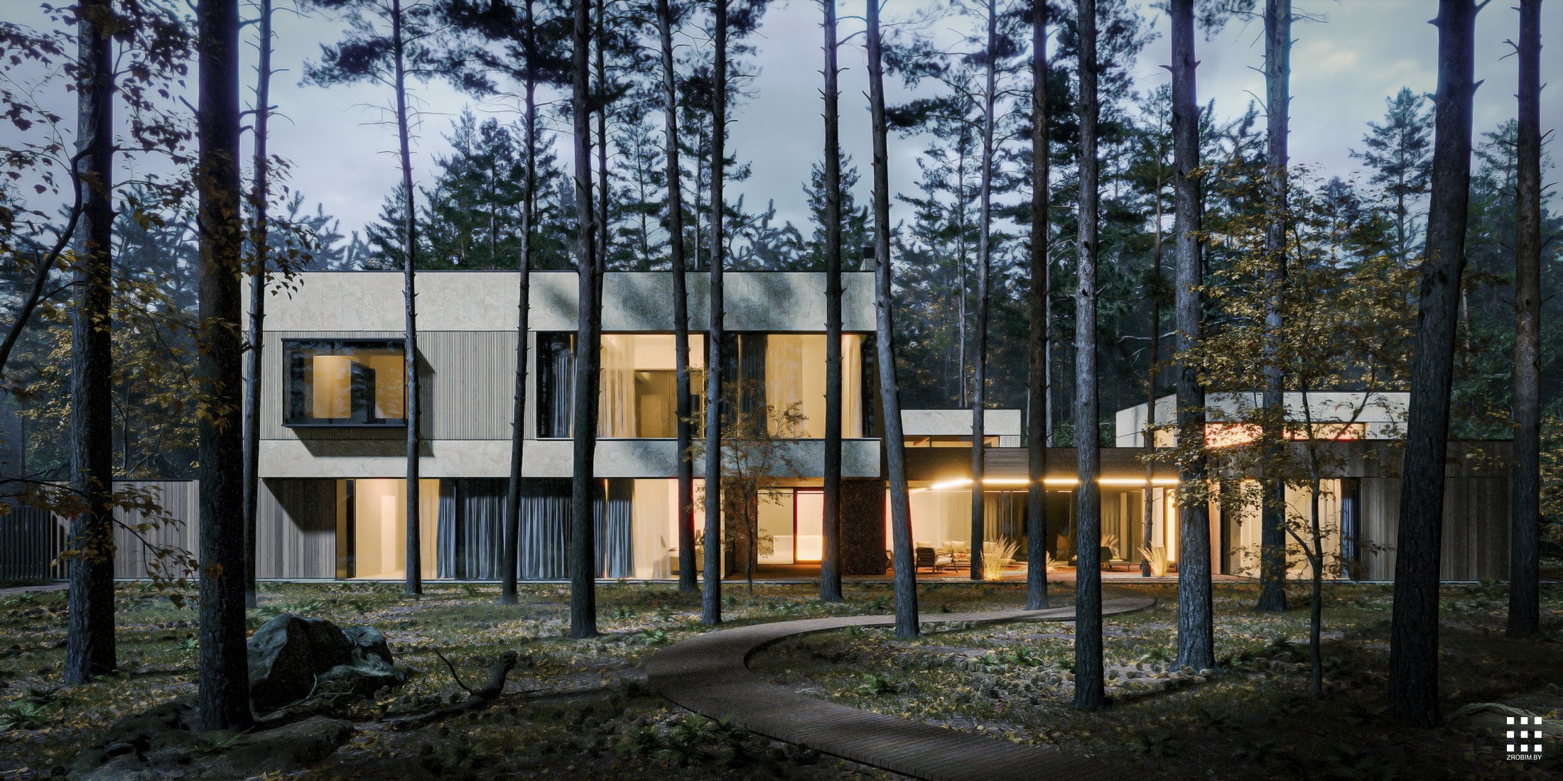 Архитектурный проект FOREST MAISON от «ZROBIM architects»