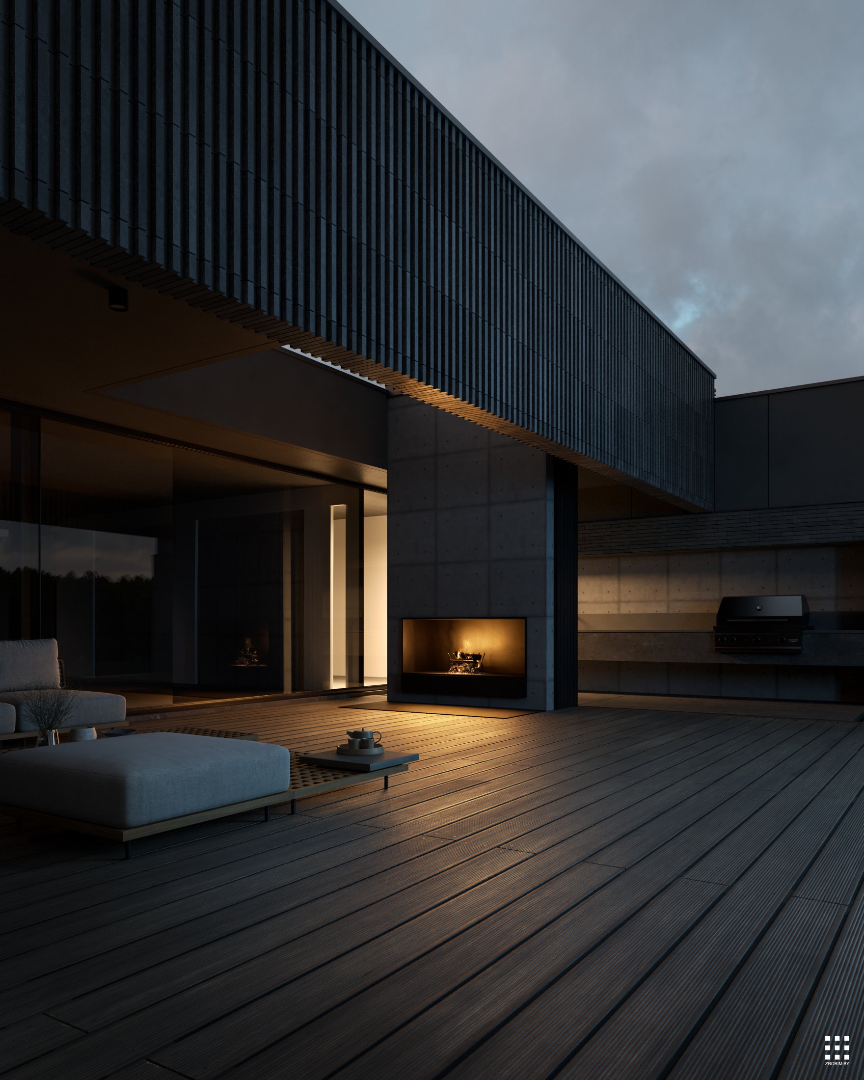 Архитектурный проект Lightwell house от «ZROBIM architects»