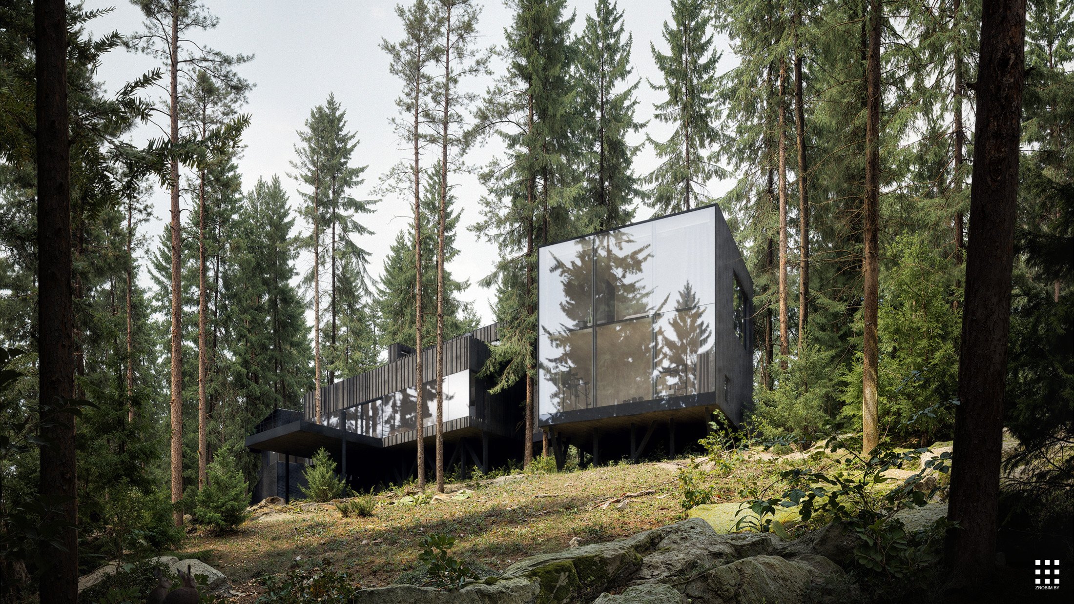 Архитектурный проект FOREST GRID от «ZROBIM architects»