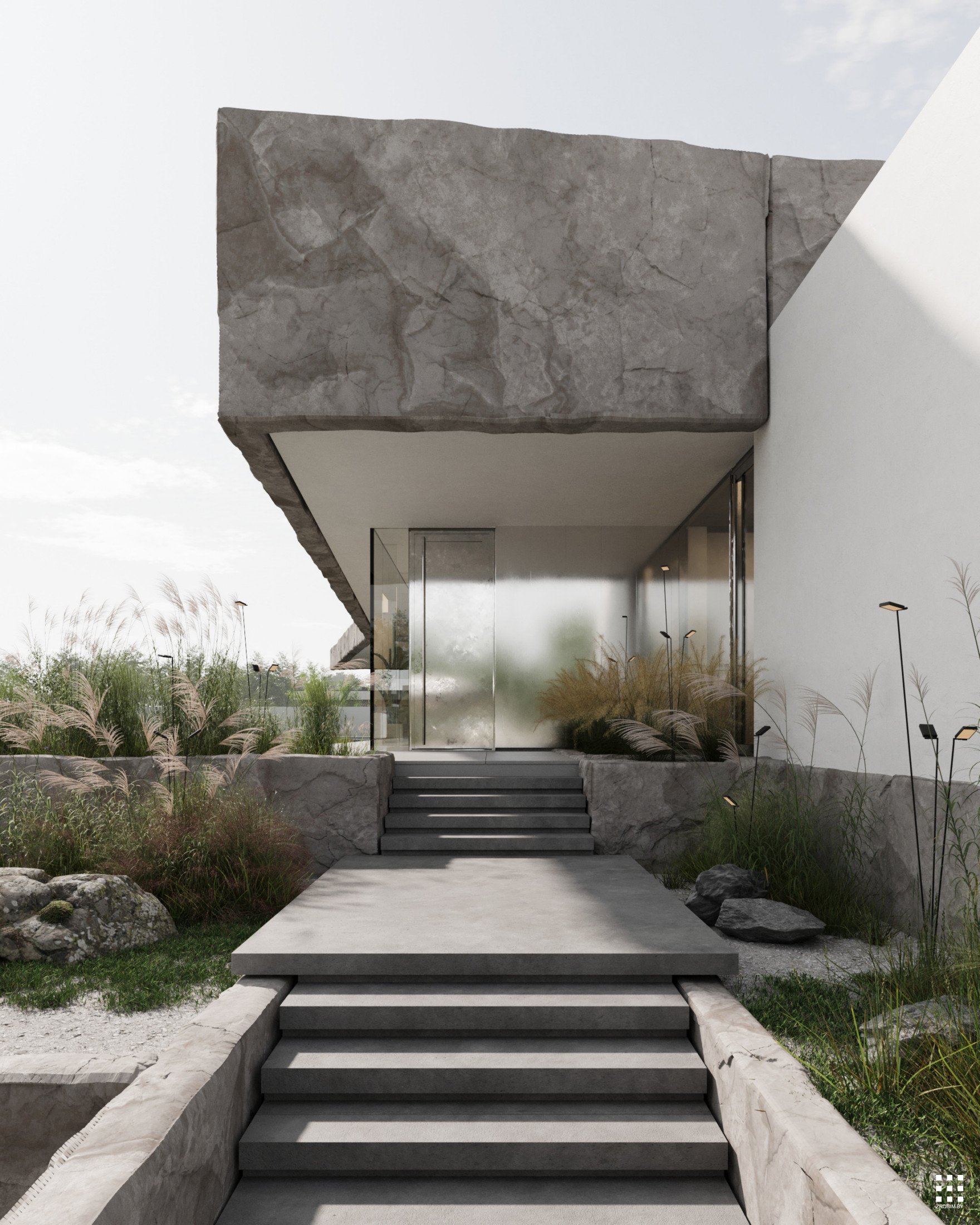 Архитектурный проект ROCKY HOUSE от «ZROBIM architects»