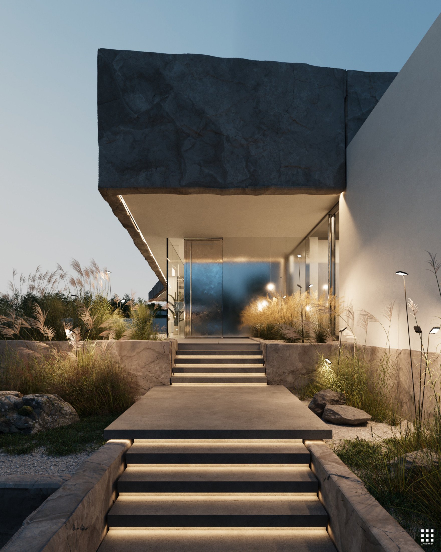 Архитектурный проект ROCKY HOUSE от «ZROBIM architects»