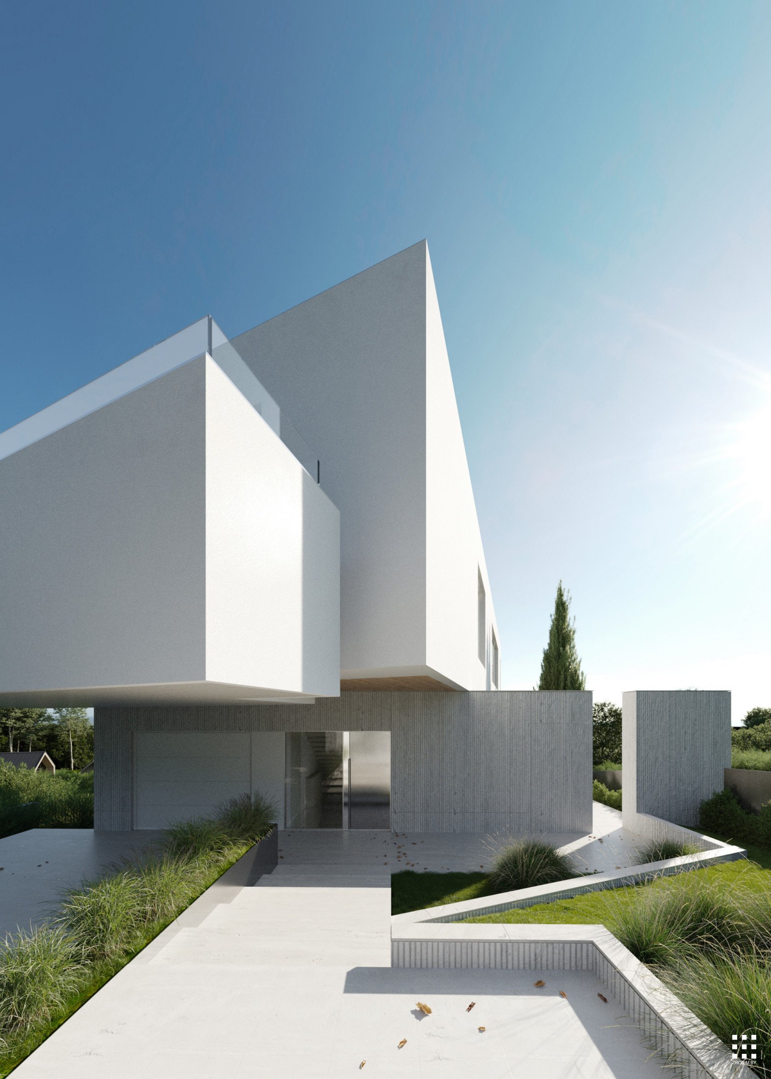 Архитектурный проект WHITE HILL RESIDENCE от «ZROBIM architects»
