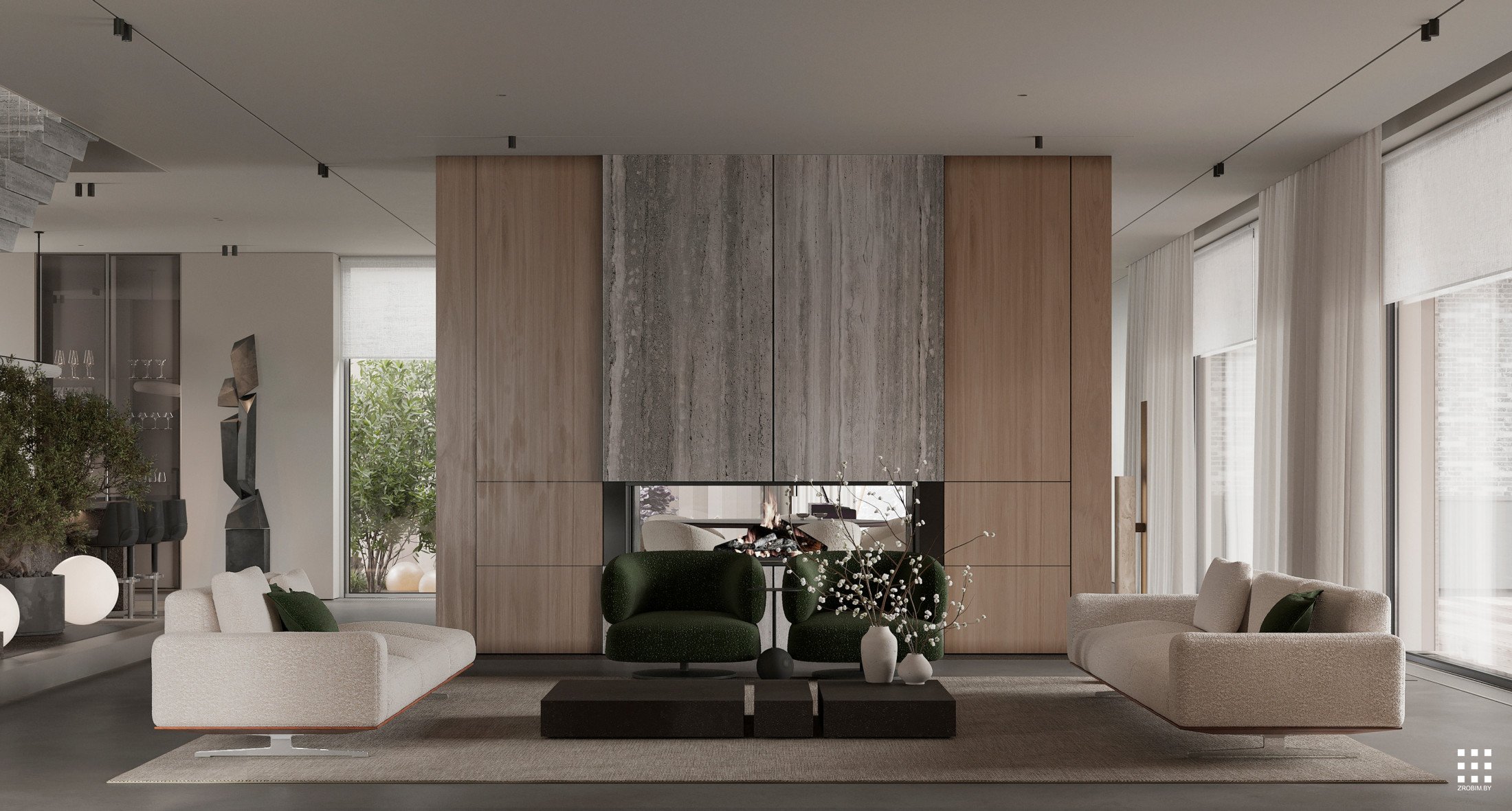 Дизайн дома HORIZON INTERIOR от «ZROBIM architects»