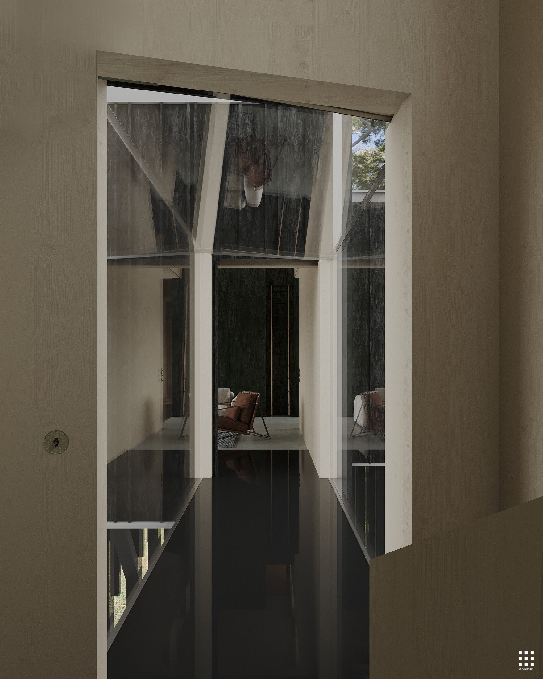 Дизайн дома FOREST GRID INTERIOR от «ZROBIM architects»