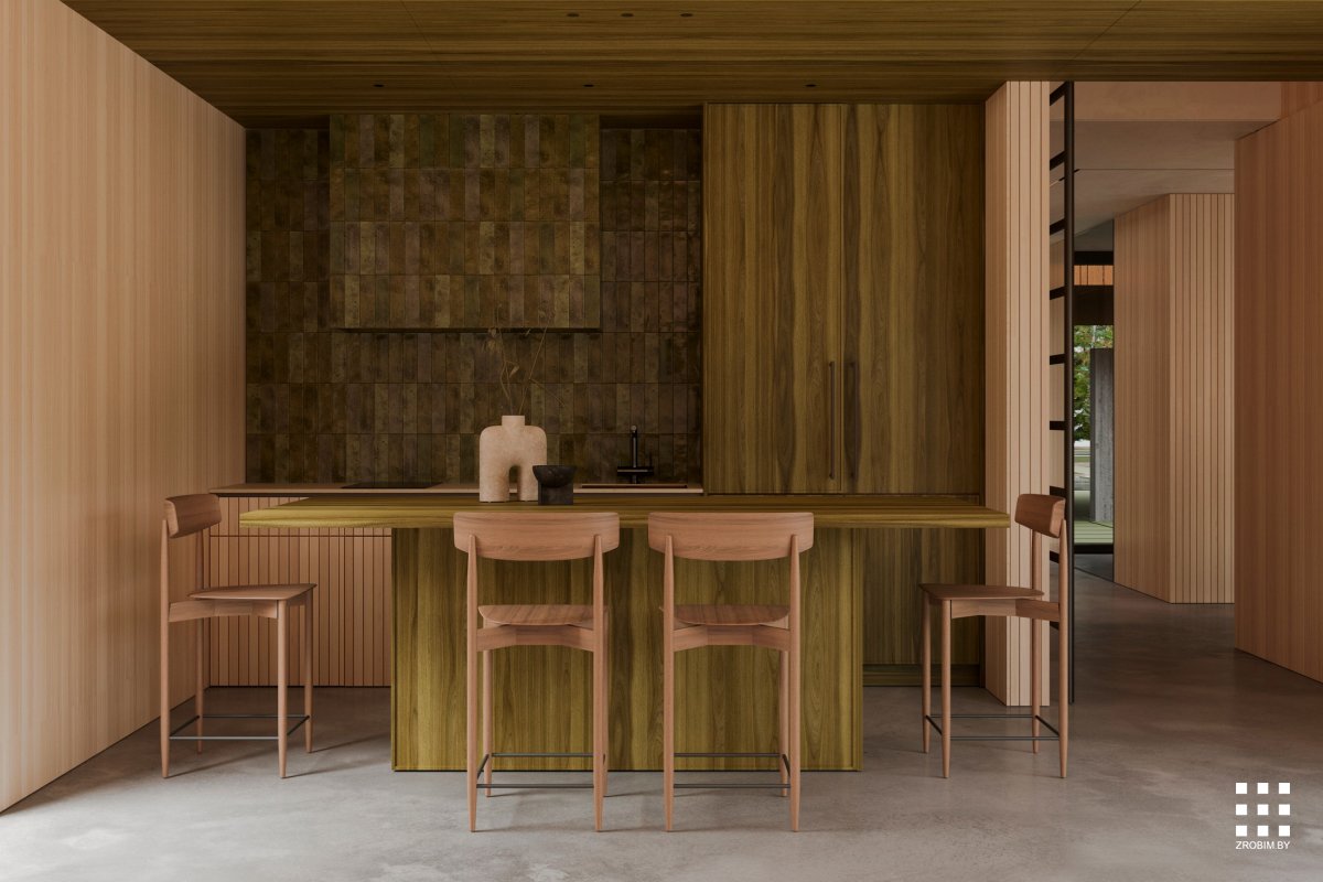 Дизайн дома SPLITTING HOUSE INTERIOR от «ZROBIM architects»