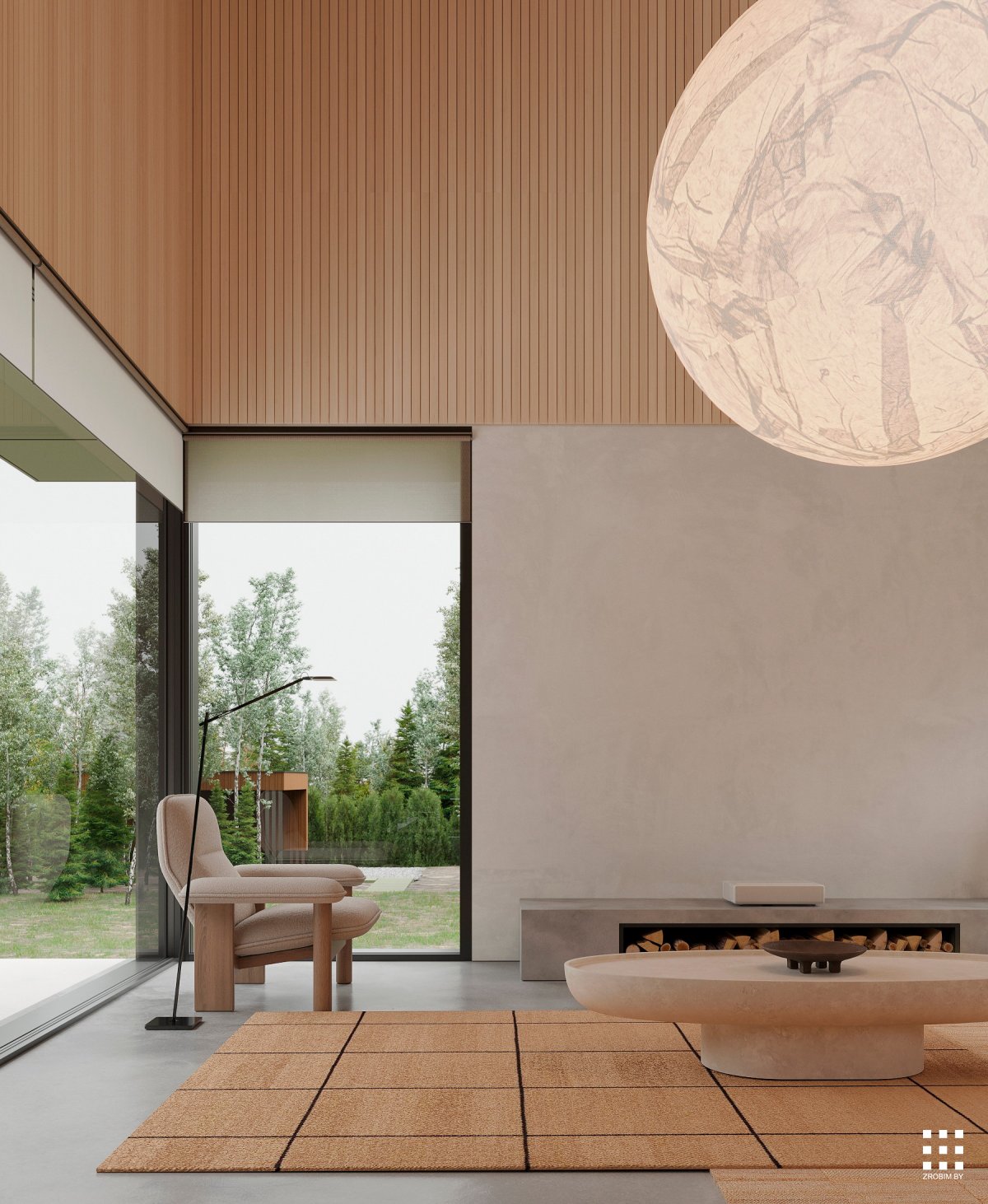 Дизайн дома SPLITTING HOUSE INTERIOR от «ZROBIM architects»